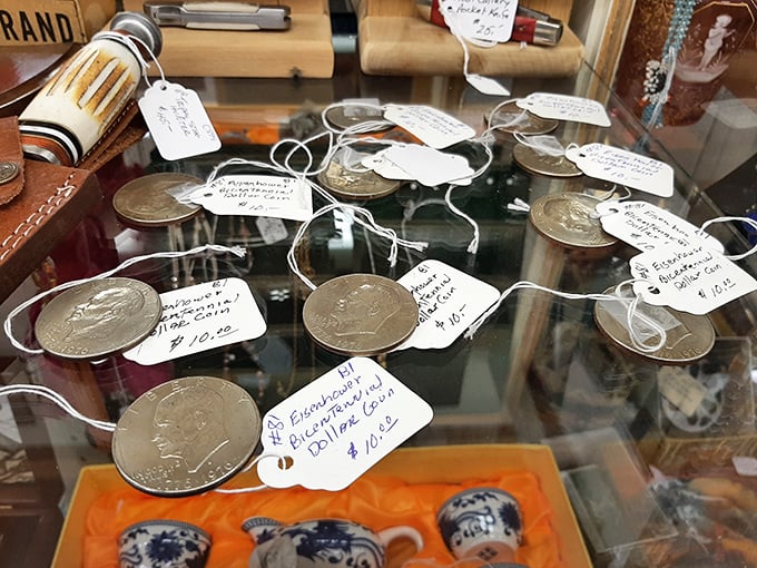 Coin collectors, contain your excitement! These shiny bits of history are like a numismatist's candy store. Sorry, no chocolate coins here!