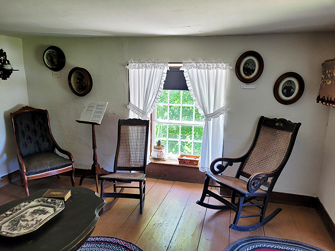 Rock and roll&hellip; in these vintage chairs! It's the perfect spot to contemplate life in the 1800s or just enjoy a moment of peace.