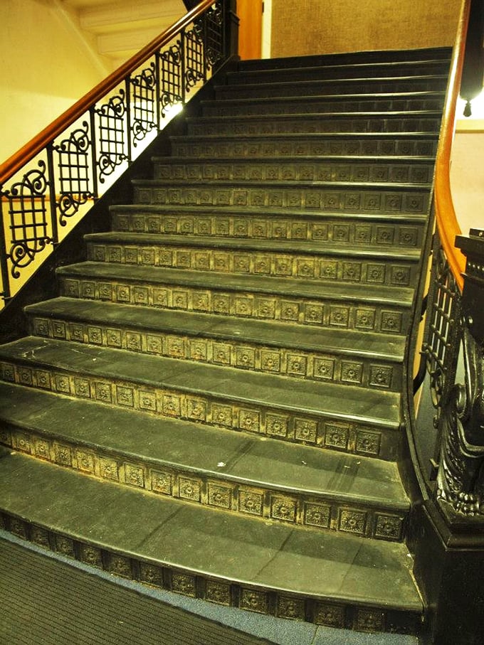 "Stairway to&hellip; well, somewhere interesting." These steps have seen more drama than a soap opera marathon. Talk about a grand entrance!