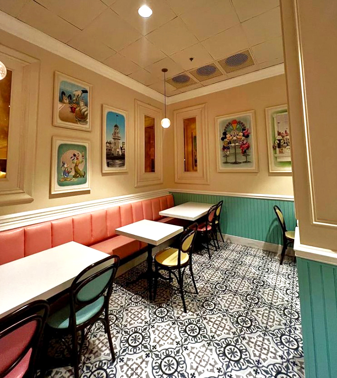 Welcome to the VIP section &ndash; Very Important Pastels. These booths are ready to cradle you in comfort while you indulge in sweet treats.