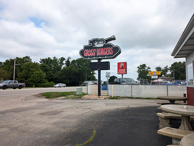 Smash hit! Gross' Burgers proves that sometimes flatter is better when it comes to beefy perfection.