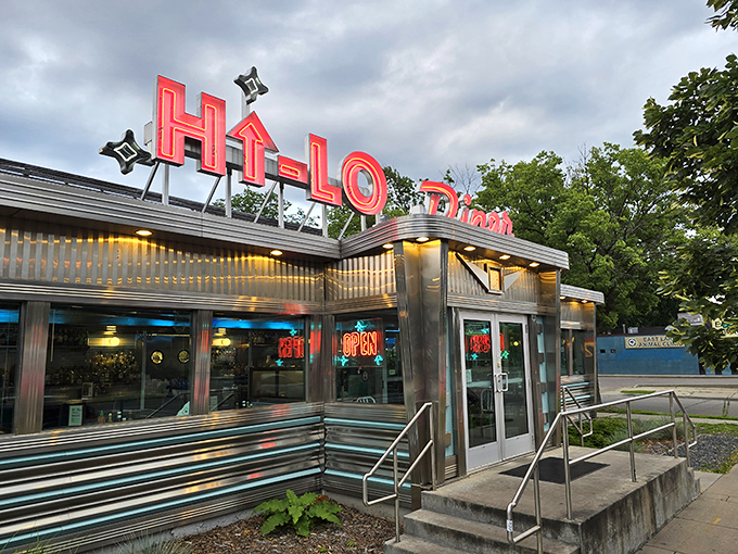 Hop in your time machine and head to Hi-Lo Diner! This 1957 beauty serves up nostalgia with a side of crispy fries.