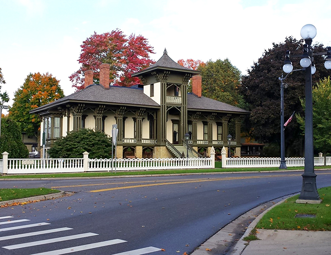 Aloha, Marshall! The Honolulu House brings tropical vibes to Michigan. It's the architectural equivalent of wearing a Hawaiian shirt to a snow day.