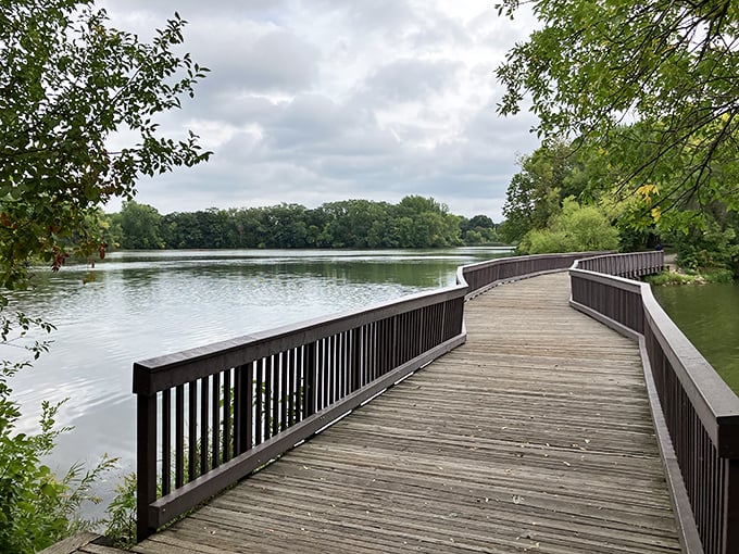 Where art meets bark! Sculptures surprise and delight along winding nature trails.