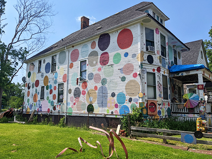 Polka dots, stuffed animals, and pure imagination. It's like Dr. Seuss and Picasso threw a block party!