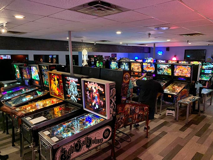 Flip your trip! This pinball pit stop will have you bouncing with joy on your journey.