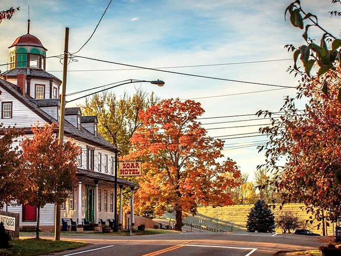 Zoar's timeless beauty: Where history stands still. These quaint buildings have stories that could fill a library!