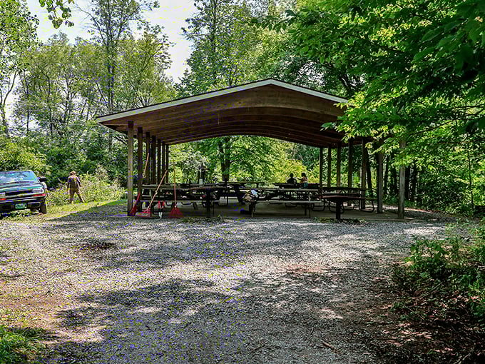 Where the sky meets the water. This expansive lake view is like a real-life watercolor painting.