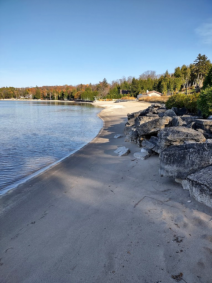 Egg Harbor pit stop: The perfect place to park your car and let your worries float away on the bay.