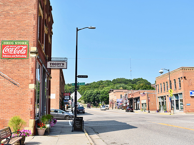 Main Street, USA comes to life in Henderson. It's like Norman Rockwell painted a town and forgot to add the chaos.