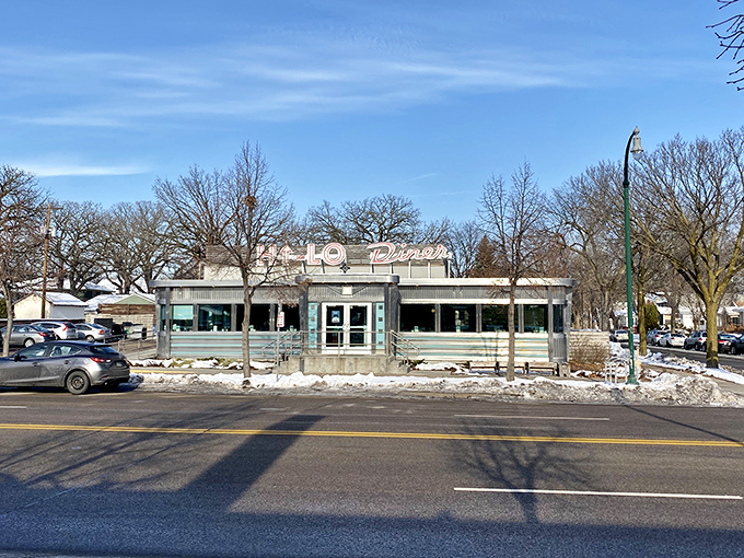 Chrome, neon, and comfort food galore! Hi-Lo's Hi-Tops are the doughnut-chicken mashup you didn't know you needed.