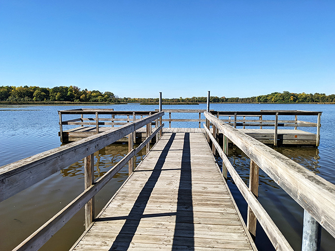 Serene waters of Lake Maria. The perfect spot to practice your best Thoreau impression or just enjoy some quality "you" time.