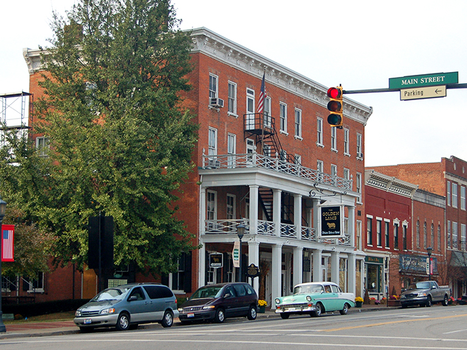 Detour to yesteryear: Lebanon's charming downtown is the perfect place to park your modern wheels and step back in time.