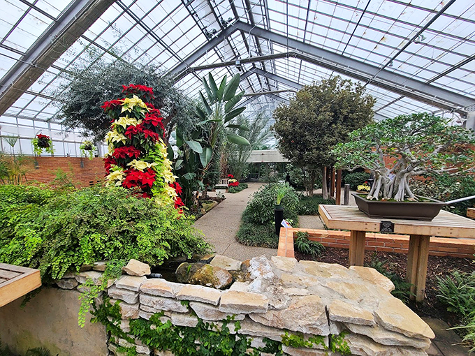 Nature's color wheel at Matthaei. These blooms are coordinated better than most wedding color schemes&mdash;and they didn't even need a Pinterest board!