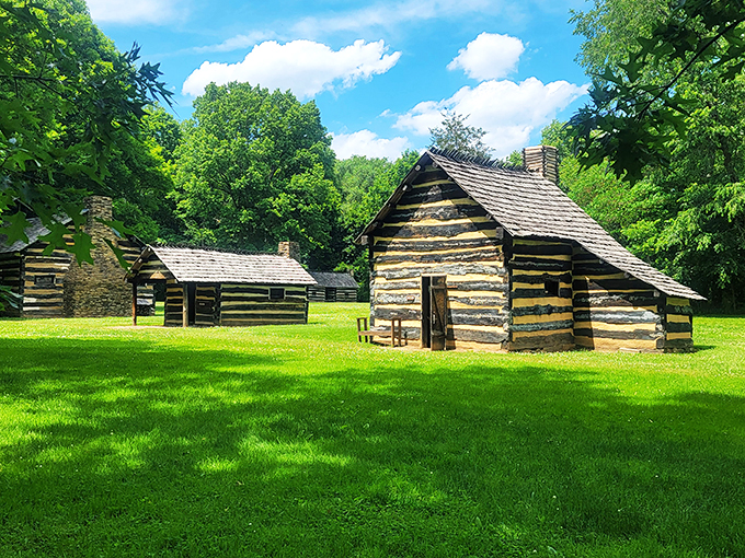 Log cabins and lessons in tenacity. This reconstructed settlement shows how Ohio's first European residents carved out a life in the wilderness.