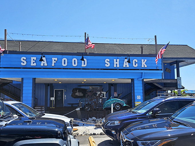 Pirates with a taste for gourmet? They'd build the Seafood Shack. Come for the views, stay for the ocean-fresh delicacies.