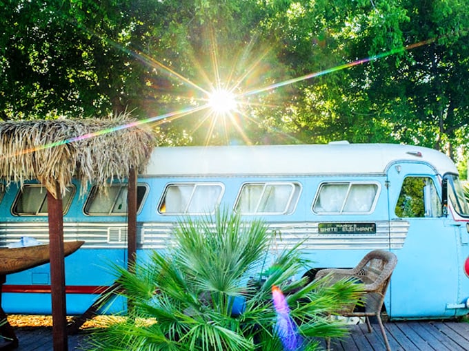 Retro heaven in Bisbee! From Airstreams to Tiki buses, it's like your grandparents' photo album came to life &ndash; with better bedding.