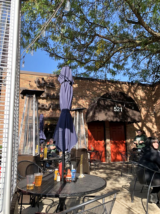 Brick-and-mortar beauty! The Peanut Barrel's classic exterior hints at the timeless flavors waiting inside.