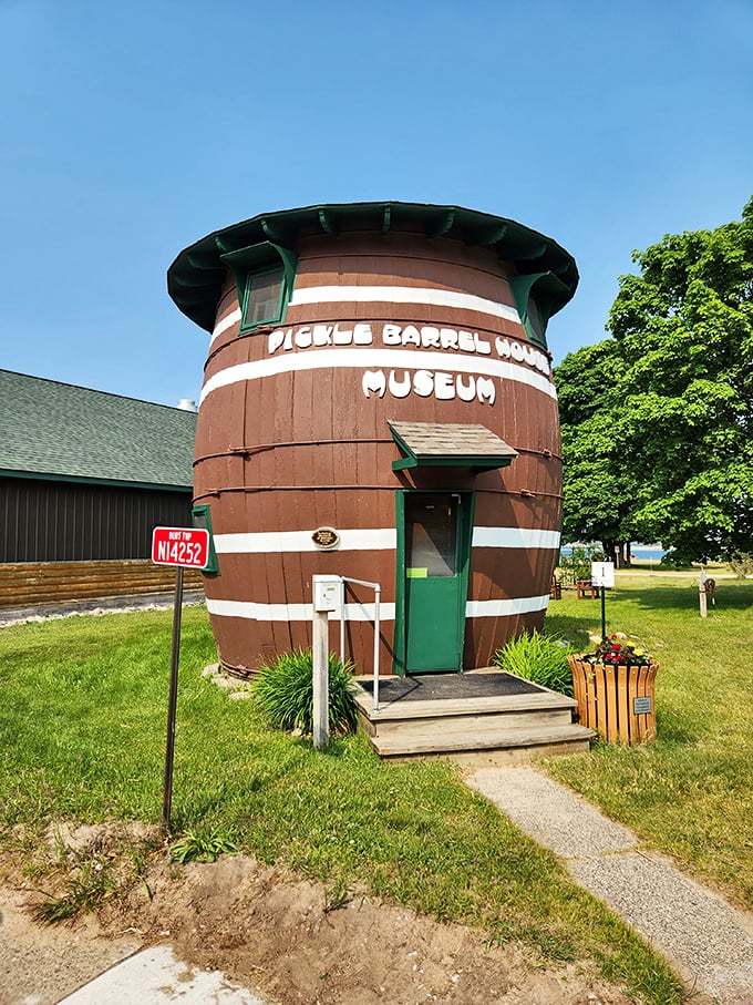 Relish the moment! The Pickle Barrel House is a quirky detour that'll leave you in a pickle – choosing to stay or go.