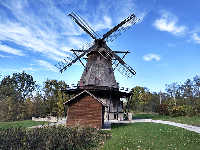 It's not just for show &ndash; this beauty still grinds grain. Talk about a multitasking landmark!