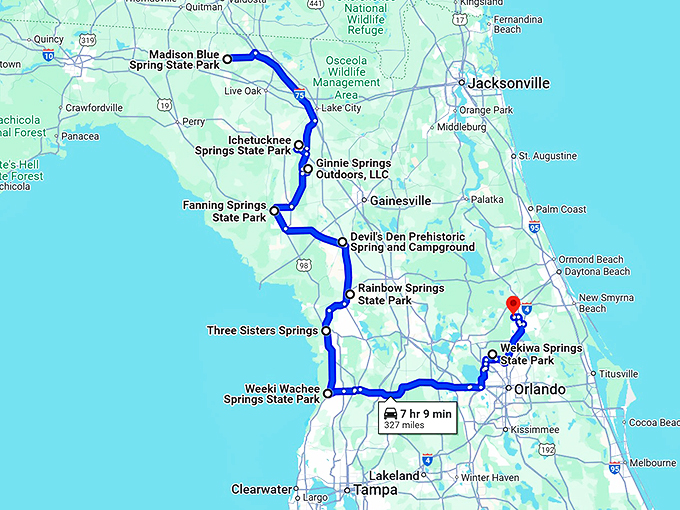 dreamy-florida-springs-paradise map