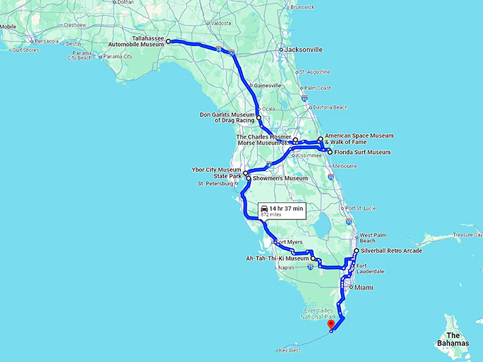 unique-museum-trip-florida map