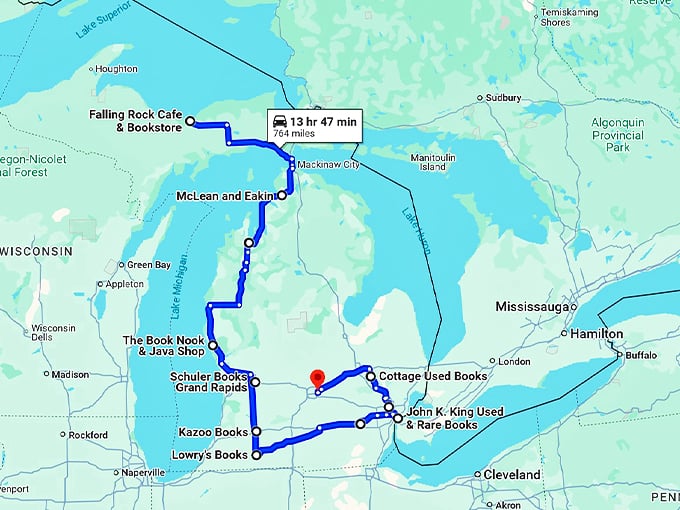 michigan-enchanting-literary-haven map