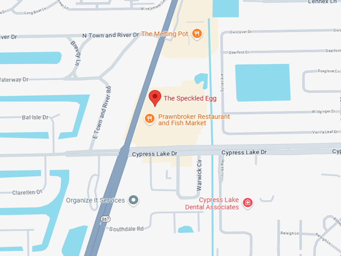 16. The Speckled Egg map