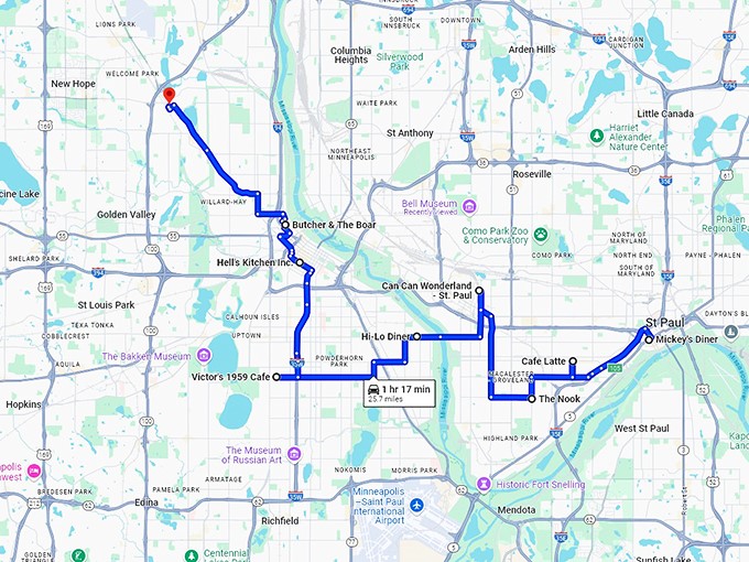 best minnesota eateries map