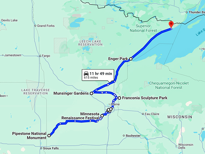dreamy storybook spots minnesota map