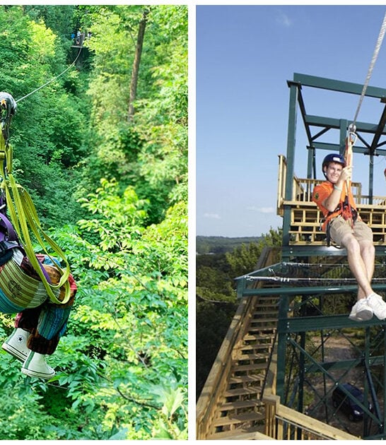 fun zipline courses wisconsin ftr