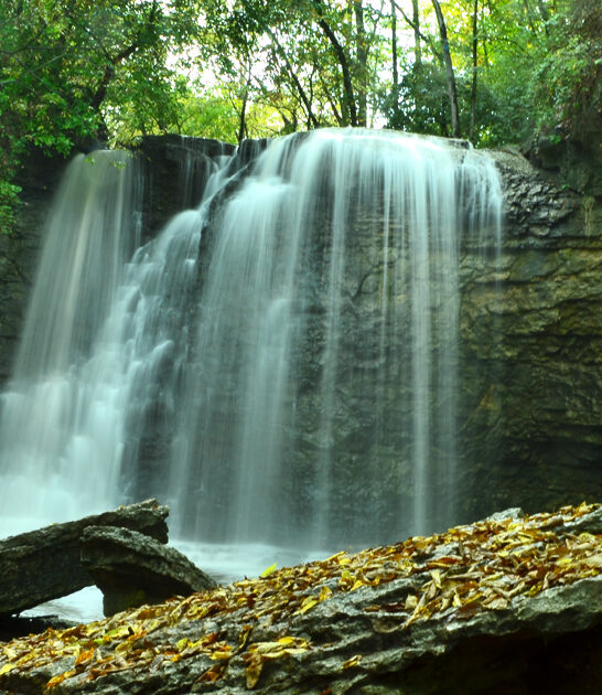 gorgeous hidden waterfall ohio ftr