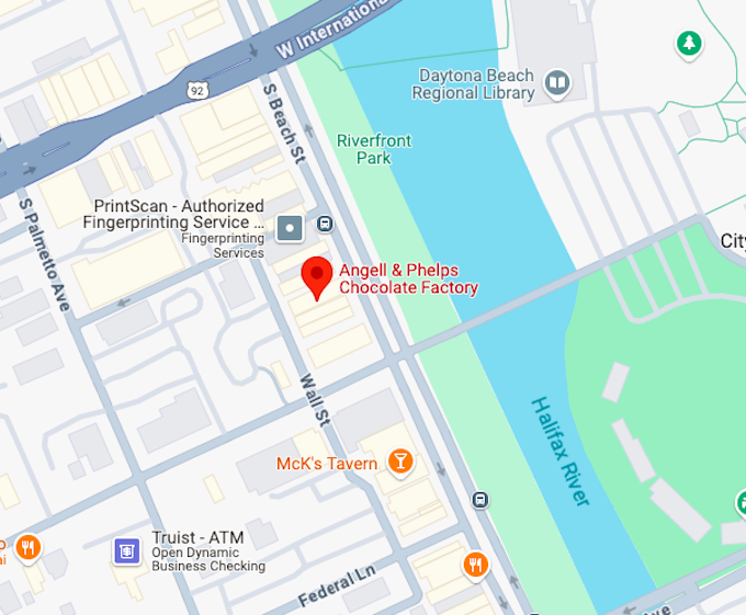 16. Angell & Phelps Chocolated Factory map