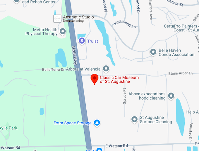 16. Classic Car Museum of St. Augustine map