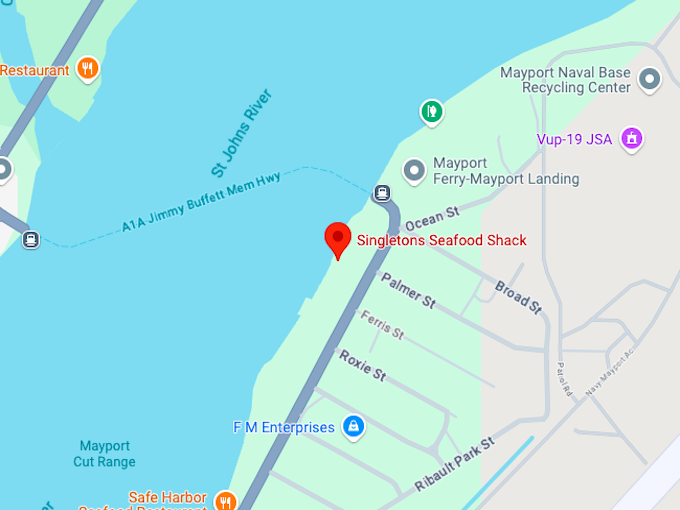16. Singleton's Seafood Shack map