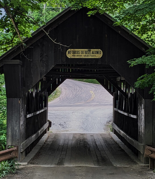 mysterious covered bridge vermont ftr