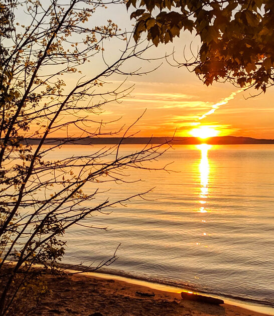 picturesque michigan beach ftr