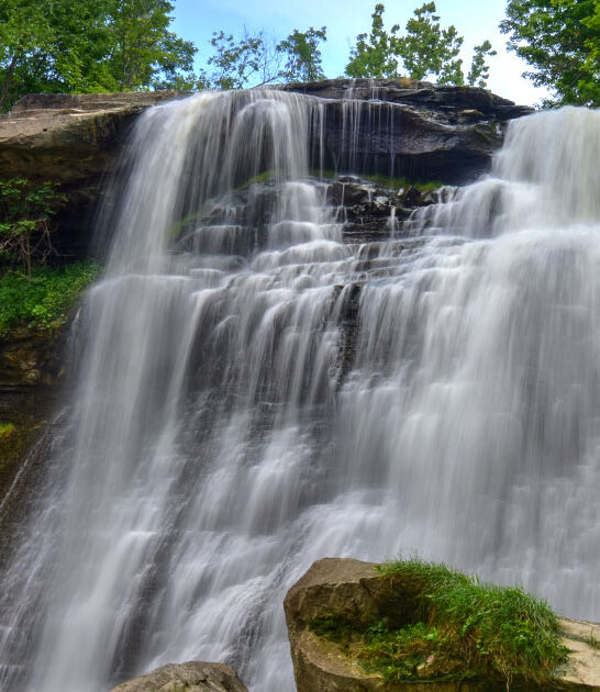 stunning waterfall ohio ftr