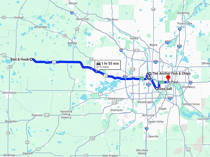 unforgettable seafood spots minnesota map