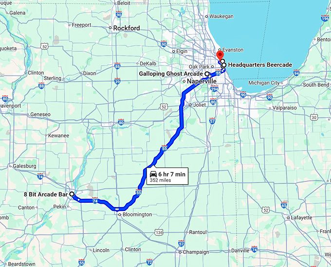 video game havens illinois map