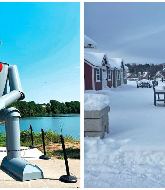 whimsical giant sculpture michigan ftr