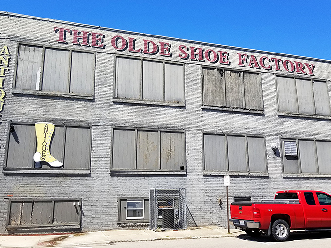 Step back in time! This weathered brick facade isn't just a pretty face&mdash;it's the gateway to a treasure trove of memories waiting to be rediscovered.