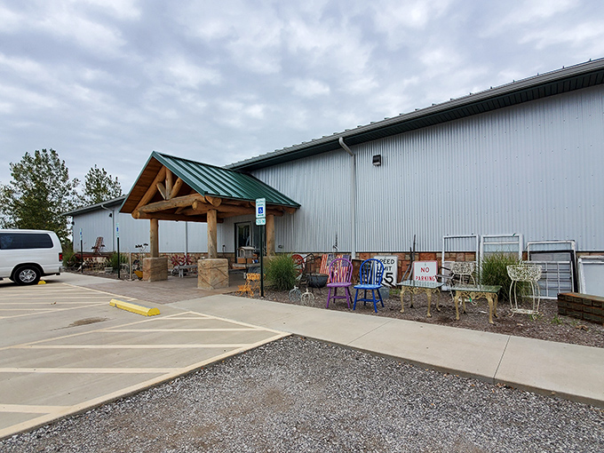 Welcome to the Chirping Frog, where time travel is as easy as stepping through these doors. Who knew a warehouse could hold so many memories?