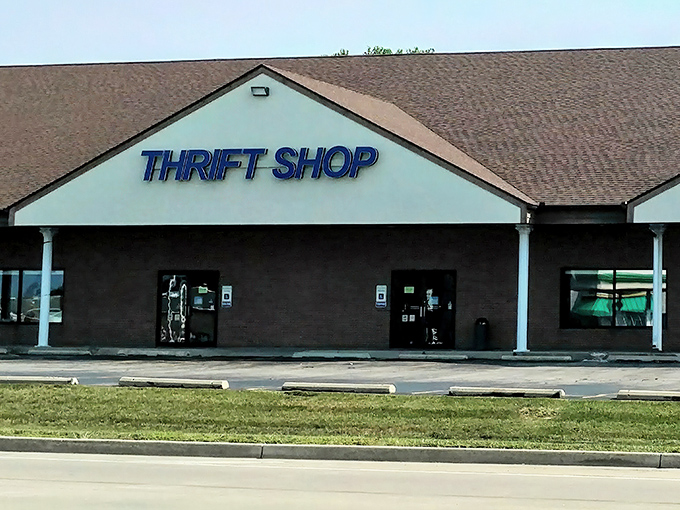 Welcome to bargain paradise! AbleLight Thrift Shop's unassuming exterior hides a treasure trove of secondhand wonders waiting to be discovered.