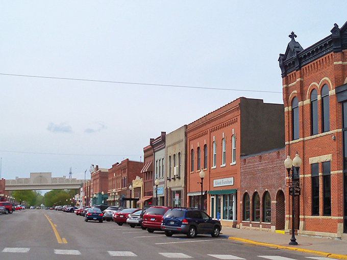 Main Street magic: Wabasha's historic downtown looks like it jumped straight out of a Norman Rockwell painting, complete with charming brick buildings and a dash of small-town Americana.