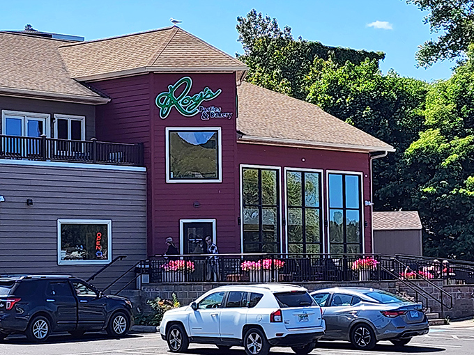 Roy's after dark: Where pastry cravings go for their midnight snack. This neon-lit wonderland is a beacon of hope for night owls and early birds alike.