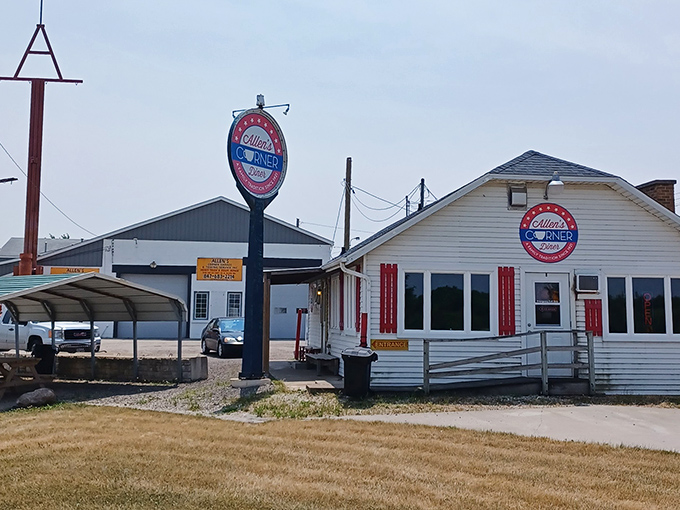 Welcome to breakfast paradise! Allen's Corner Diner may look unassuming, but it's hiding a world of flavor behind that humble facade.
