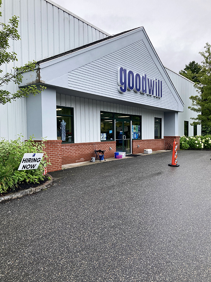 Welcome to the treasure trove! This unassuming exterior hides a world of wonders waiting to be discovered. Thrift shopping paradise, anyone?