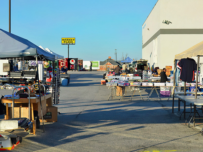 Welcome to bargain hunter's paradise! This unassuming exterior hides a treasure trove of deals that would make even Indiana Jones jealous.