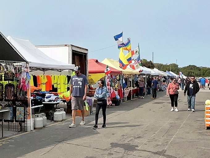 Welcome to bargain hunter's paradise! 7 Mile Fair promises a treasure trove of deals and unexpected finds. It's like Black Friday, minus the pepper spray.